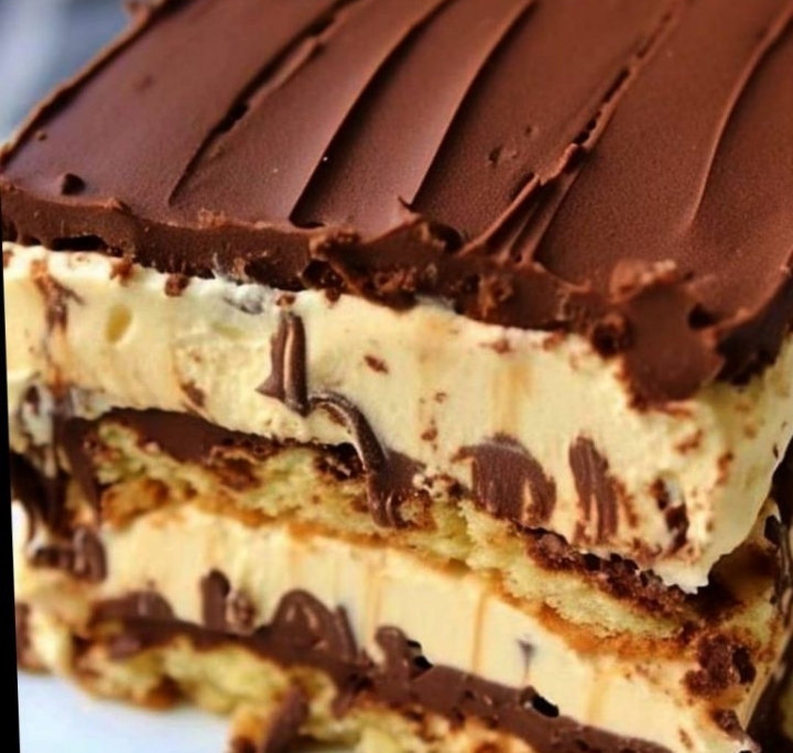 NO BAKE PEANUT BUTTER ECLAIR CAKE – Easy Cook Recipes